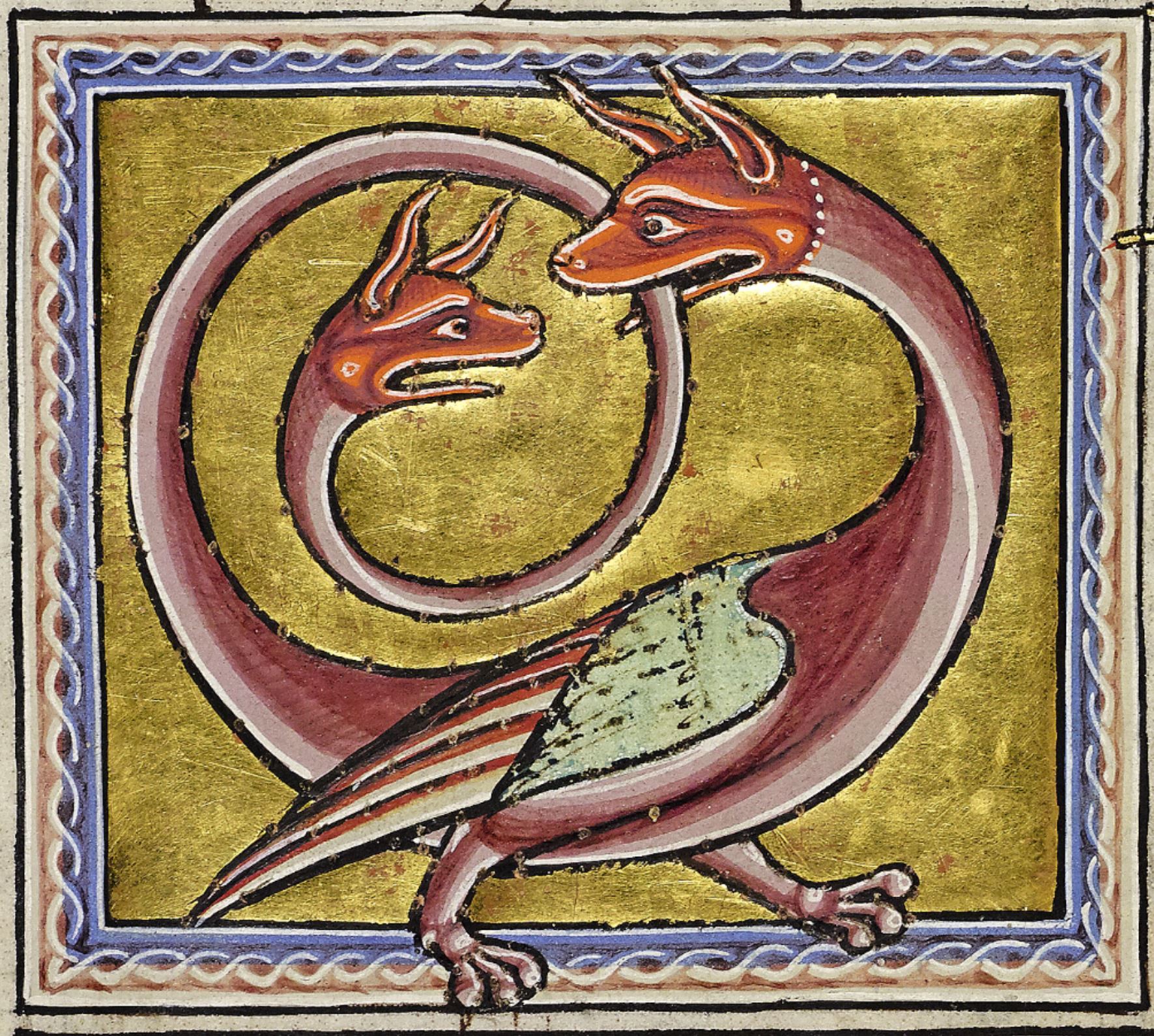 Medieval Bestiary : Beasts : Amphisbaena
