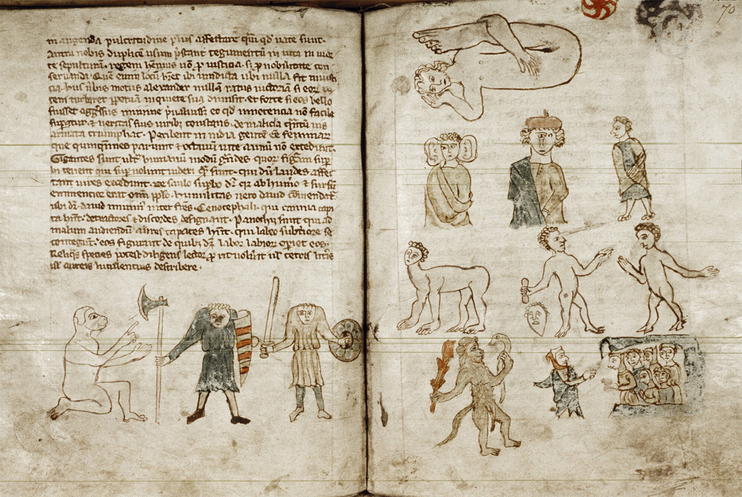 Medieval Bestiary : Manuscripts : Bodleian MS. Douce 88