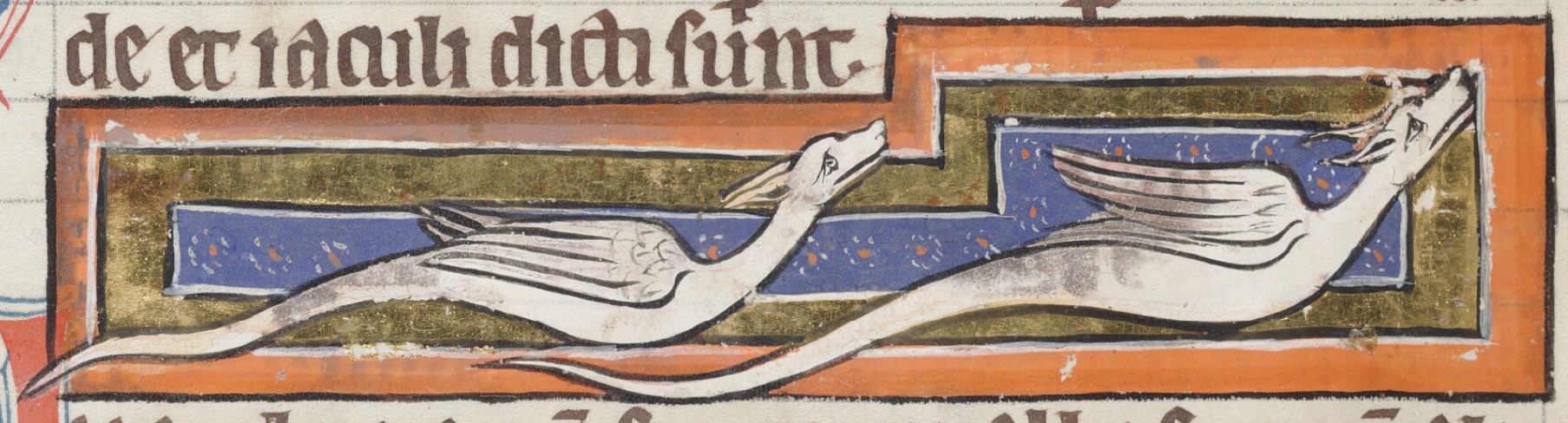 Medieval Bestiary : Beasts : Siren (Serpent)