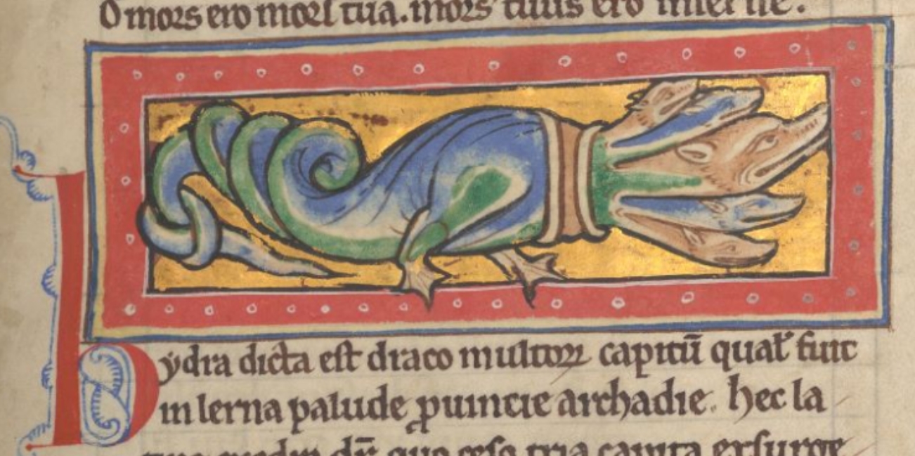 Medieval Bestiary : Beasts : Hydra