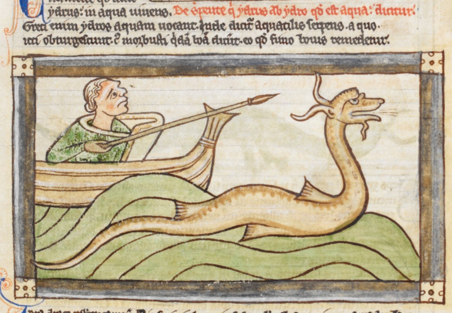 Medieval Bestiary : Beasts : Hydros